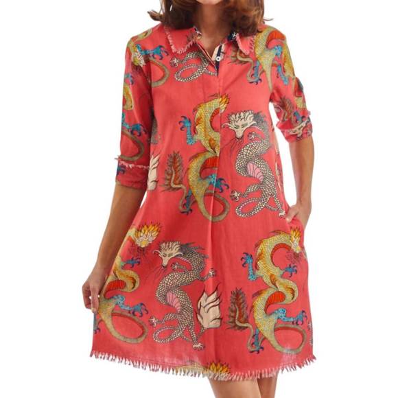 DIZZY-LIZZIE | Dresses | New Dizzylizzie Chatham Dress In Barbie Pink ...